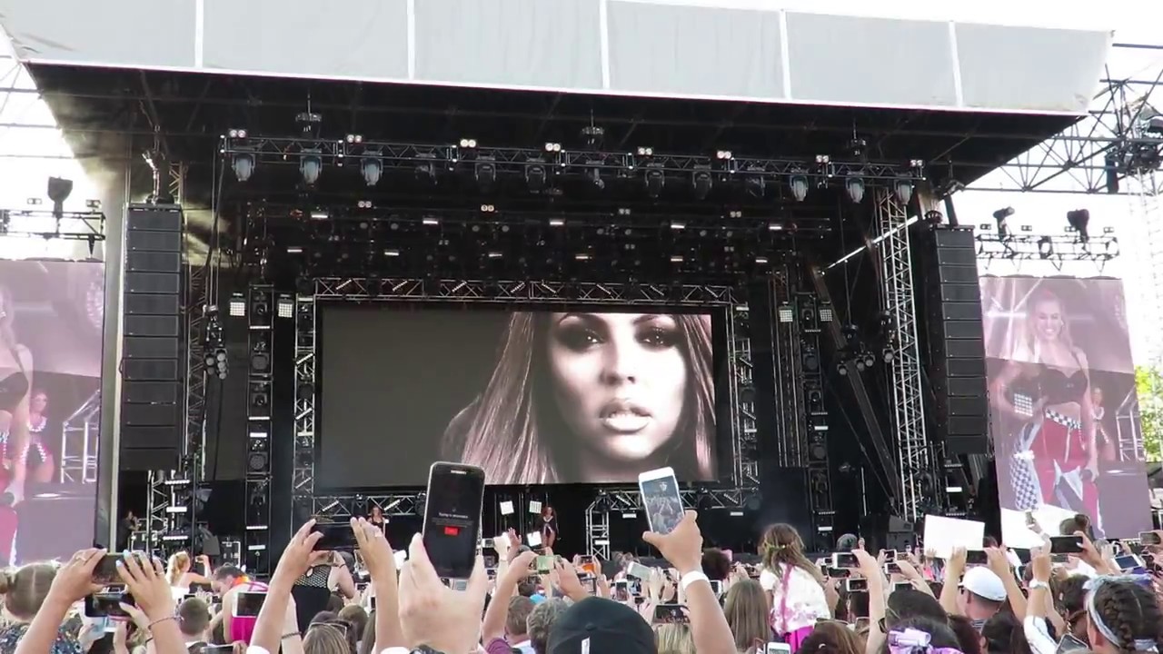 Little Mix - Intro & Power - Summer Shout Out Tour - at the Aegas Bowl ...