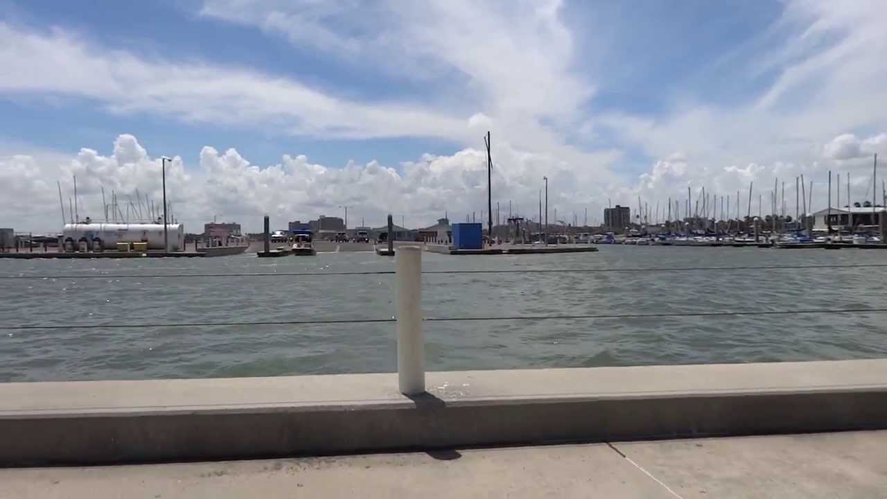CORPUS CHRISTI MARINA LAWRENCE ST. T-HEAD. Part1. - YouTube