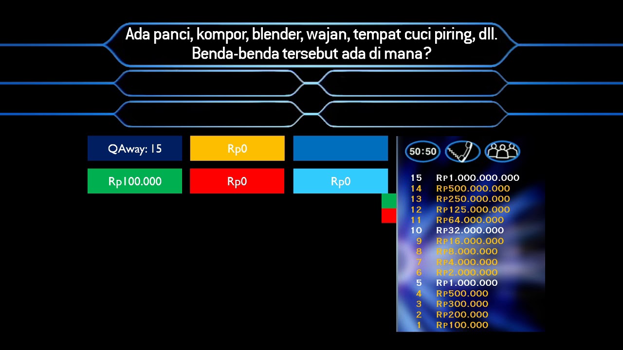 Who Wants to be a Millionaire? - classic host screen recreation (1 ...