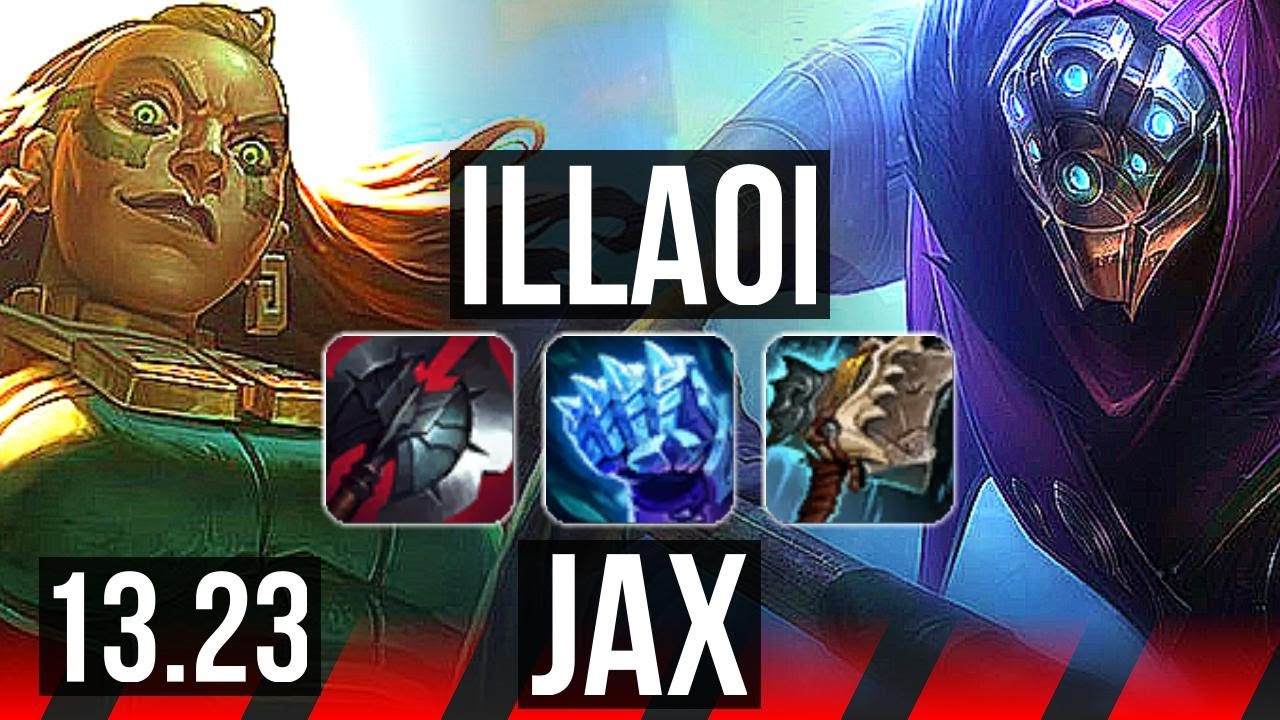 Illaoi Vs Jax Top 7 Solo Kills 1 1m Mastery 400 Games Kr