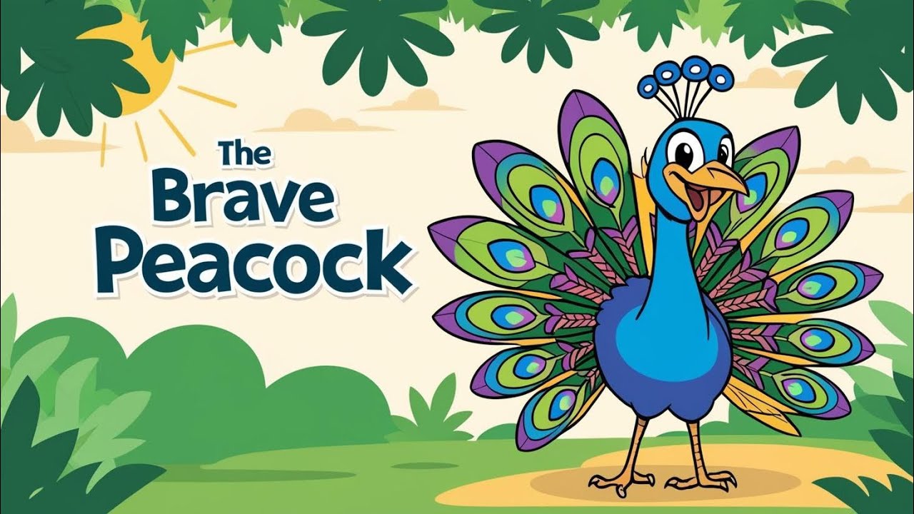 The brave peacock - YouTube