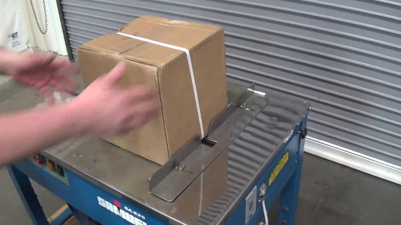C4348 Samuel SA 625 SP 4 Strapping Machine SIGMA Equipment - YouTube