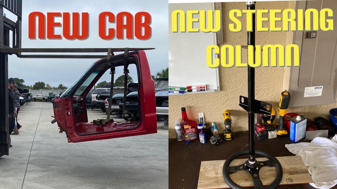 S10 Steering column weight comparison and new truck cab! - YouTube