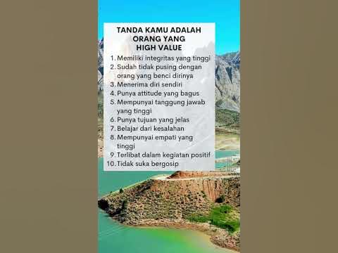 TANDA KAMU ADALAH ORANG YANG HIGH VALUE@KIASANHATI #short #shorts #youtubeshorts #psikologi# ...