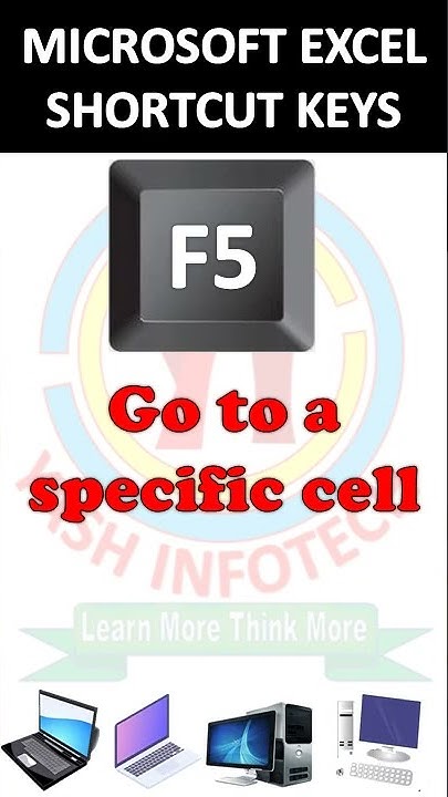 F5 – Go to a specific cell, MICROSOFT EXCEL SHORTCUT KEYS #computerknowledge #computergk - YouTube