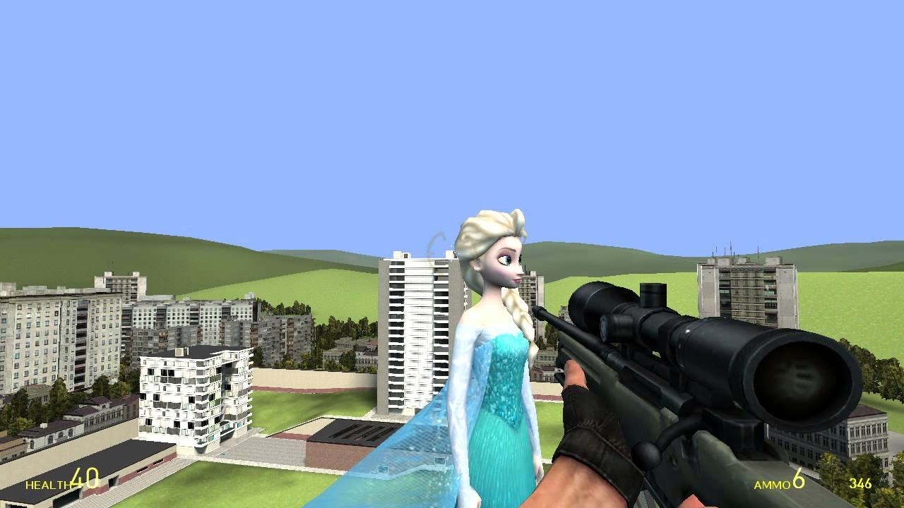 Princess Elsa Gets 360 MLG No-Scoped - YouTube