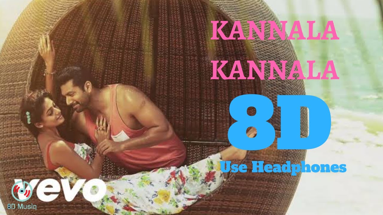 Kannala Kannala | Thani Oruvan | Kaushik Krish | 8D Musiq - YouTube