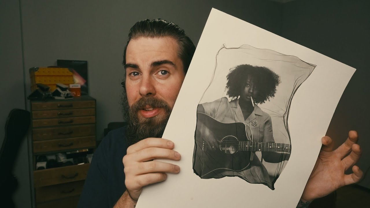 POLAROID Emulsion LIFT - Photos floating in water - YouTube