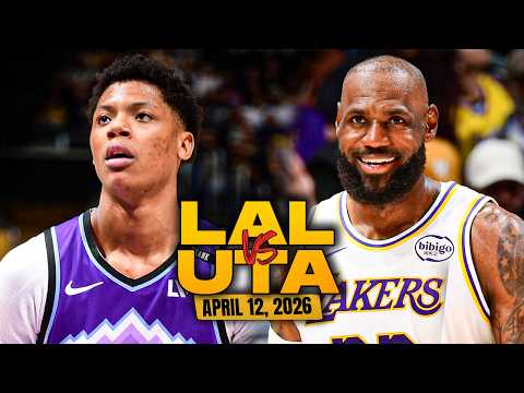 Los Angeles Lakers vs Utah Jazz Full Game Highlights | April 12, 2026 | FreeDawkins