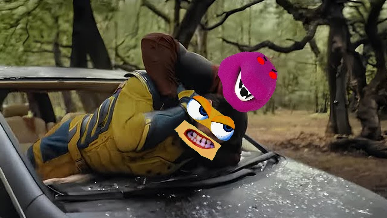 Wolverine Yelling at Deadpool but actually Kidaroo (Barney) and Boing ...