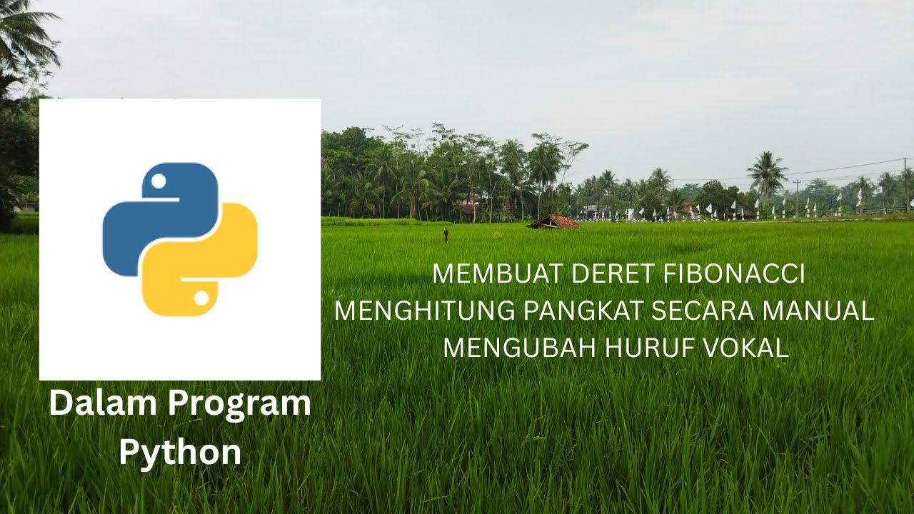 Program Python Membuat Deret Fibonacci, Menghitung Pangkat secara ...
