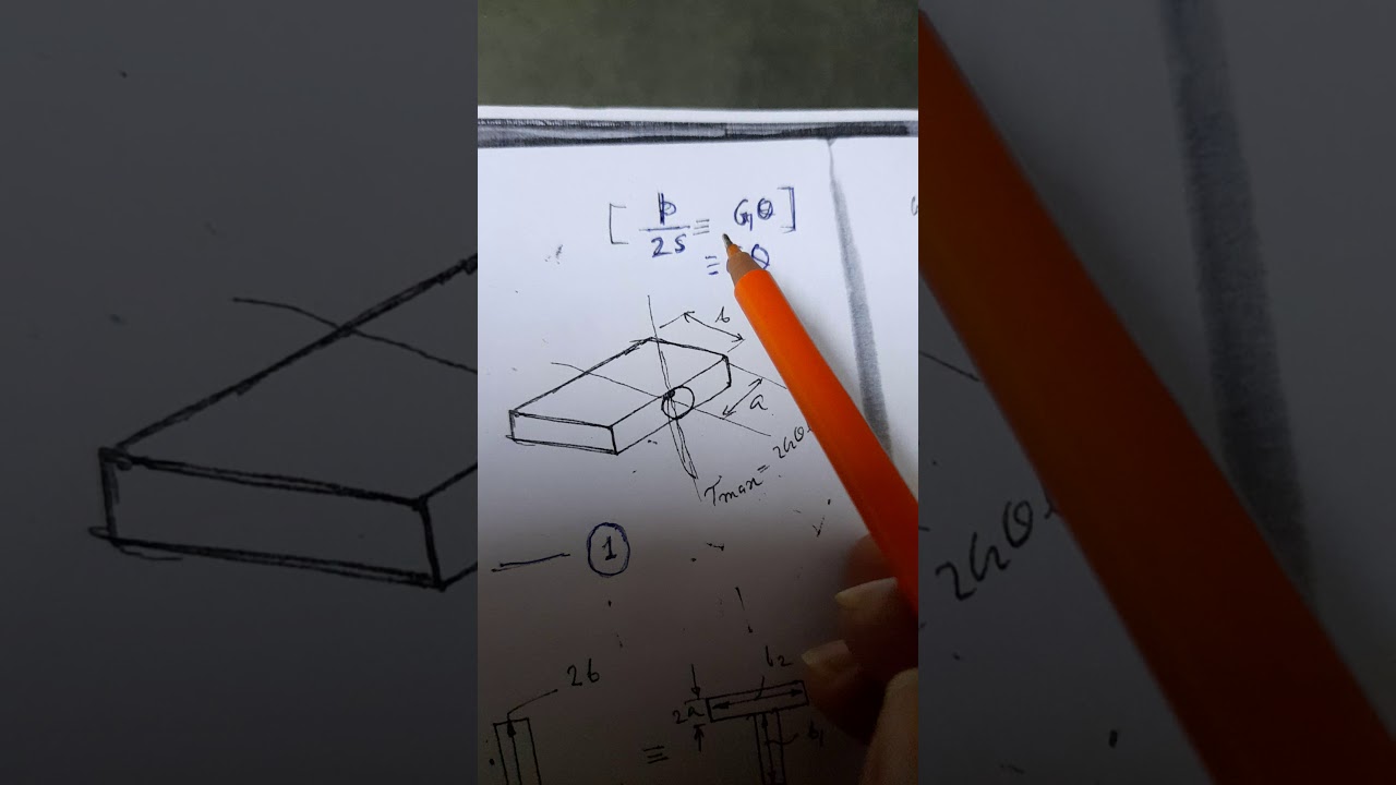 Torsion of narrow rectangular sections - YouTube