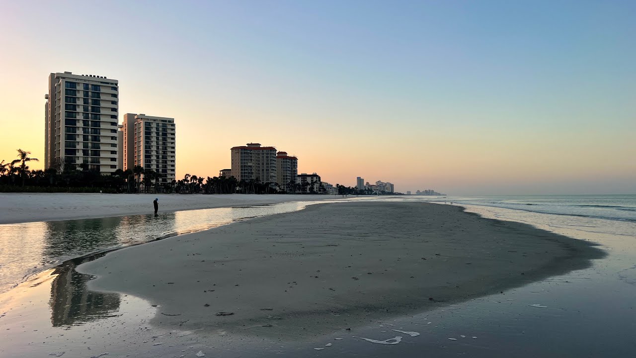 Robb’s Early Monday Morning “First Look” at the Beach in North Naples ...
