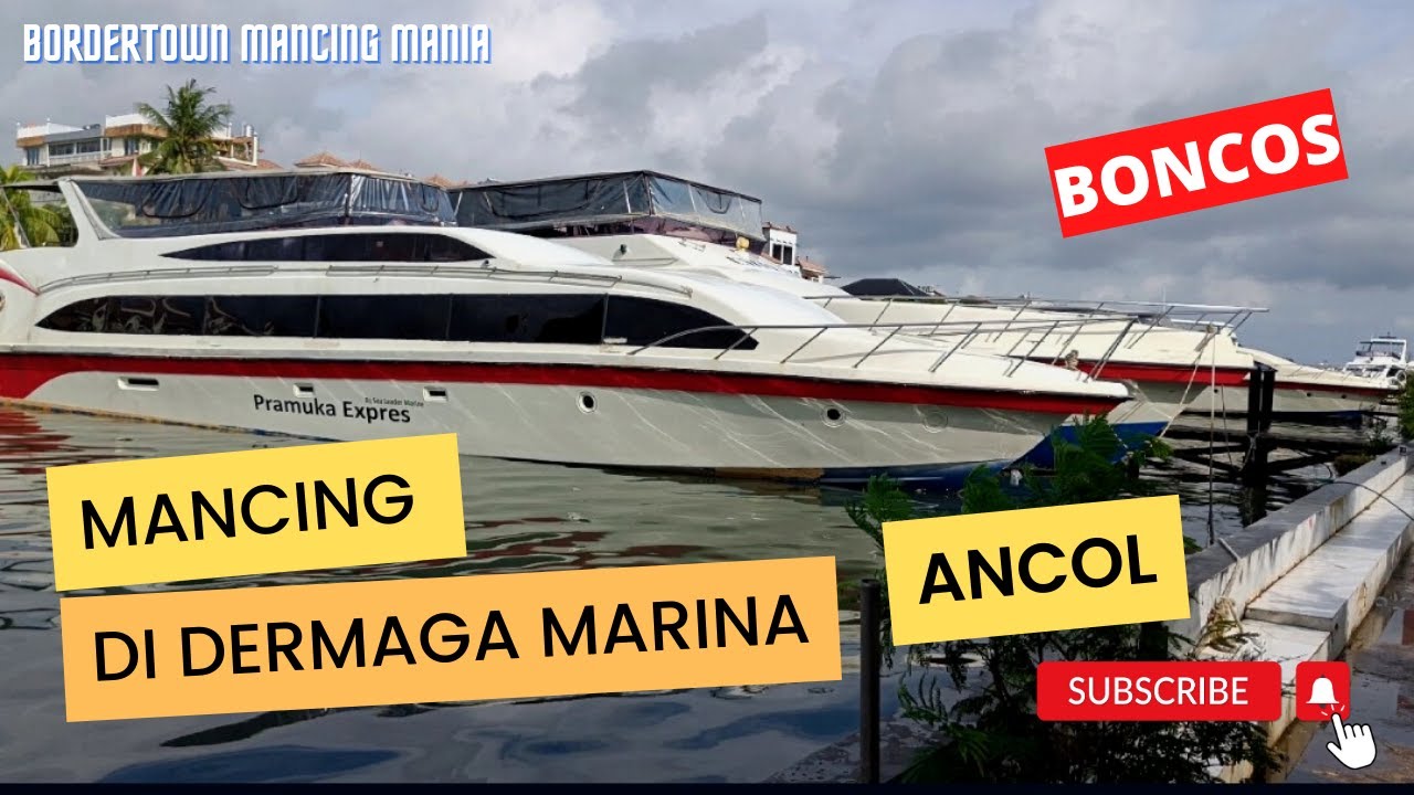 Mancing di Dermaga Marina Ancol - YouTube