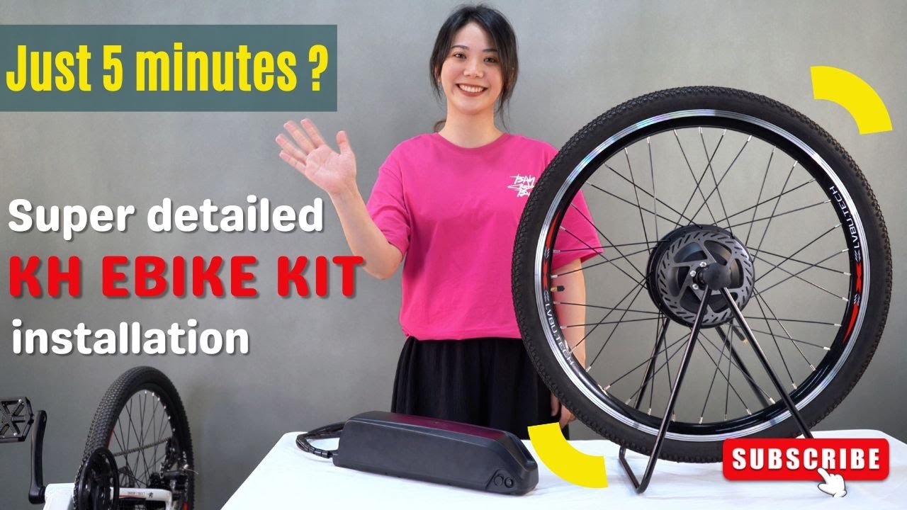 Install easy fit Lvbu KH ebike conversion kit🚴‍♂️- Here'show! - YouTube