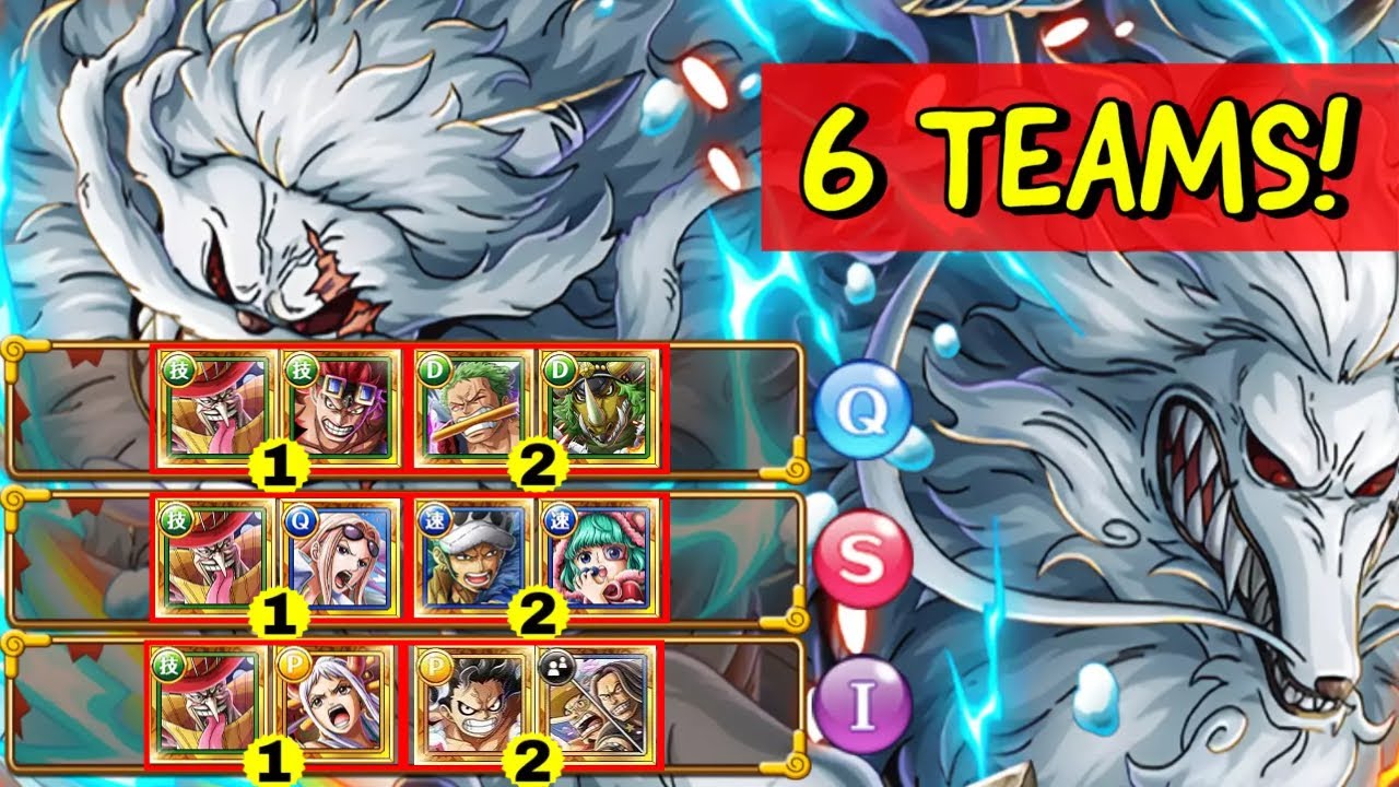 OPTC Kizuna Dogstorm & Catviper - 6 Teams! [One Piece Treasure Cruise ...
