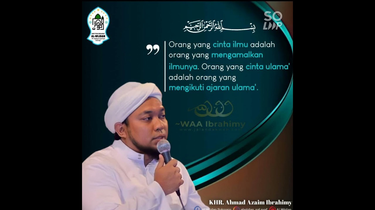 Kumpulan Dawuh KHR Ahmad Azaim Ibrahimy - YouTube