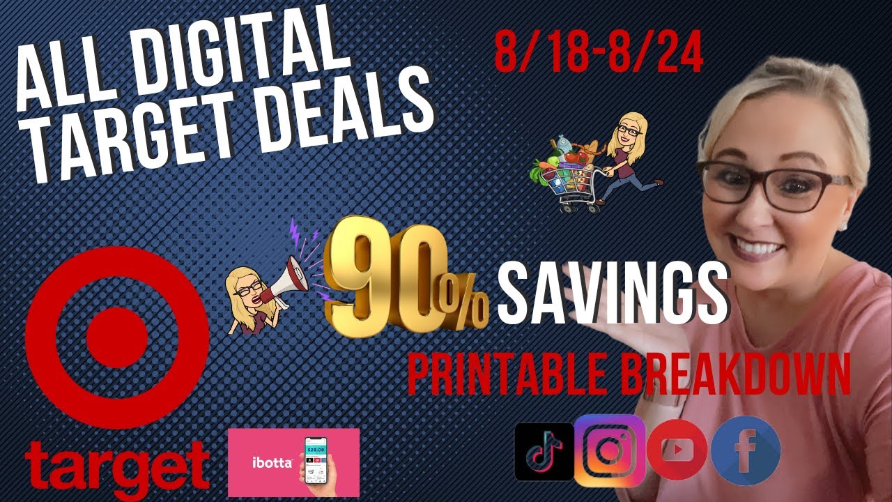 Save 90% This Week at Target Just By Using Your Phone!!!! - YouTube