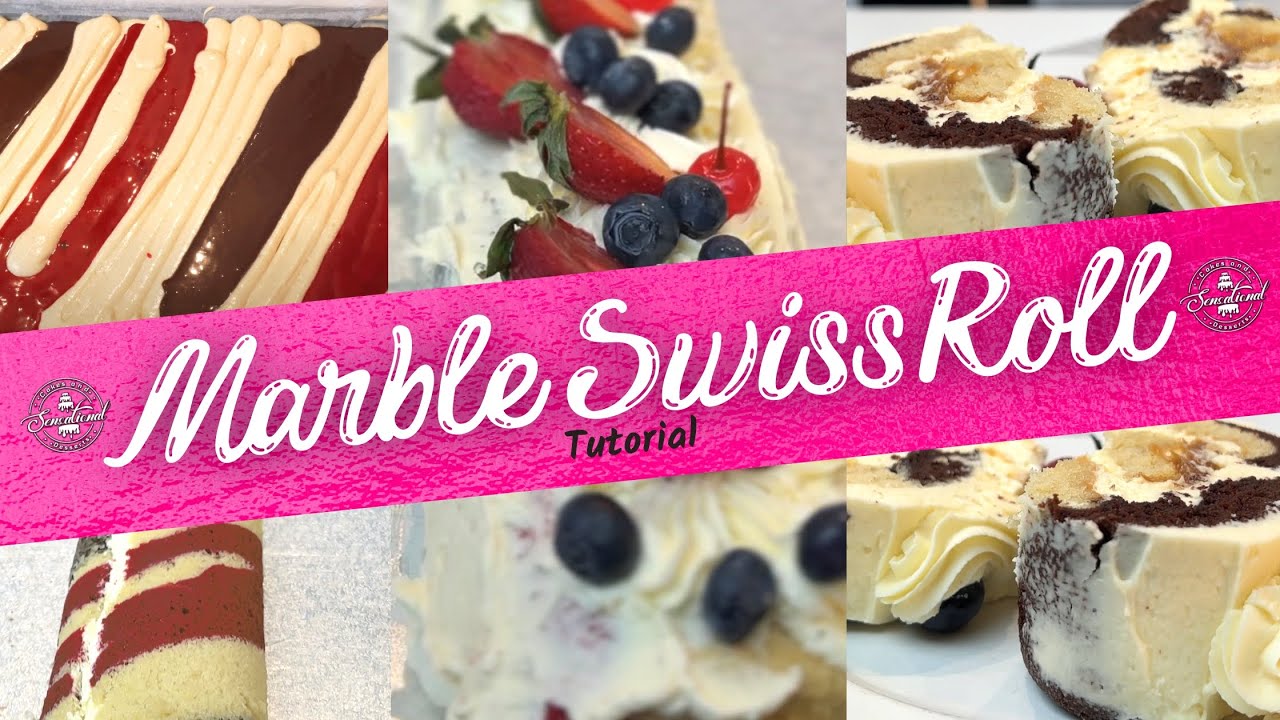 The Marble Swiss Roll Tutorial You Need To Watch - YouTube