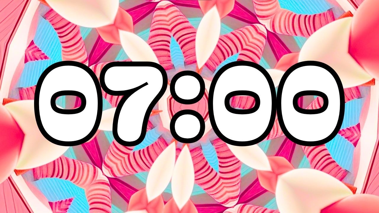 Day 16 Challenge – 7 Minutes Countdown Timer – Kaleidoscope for ...