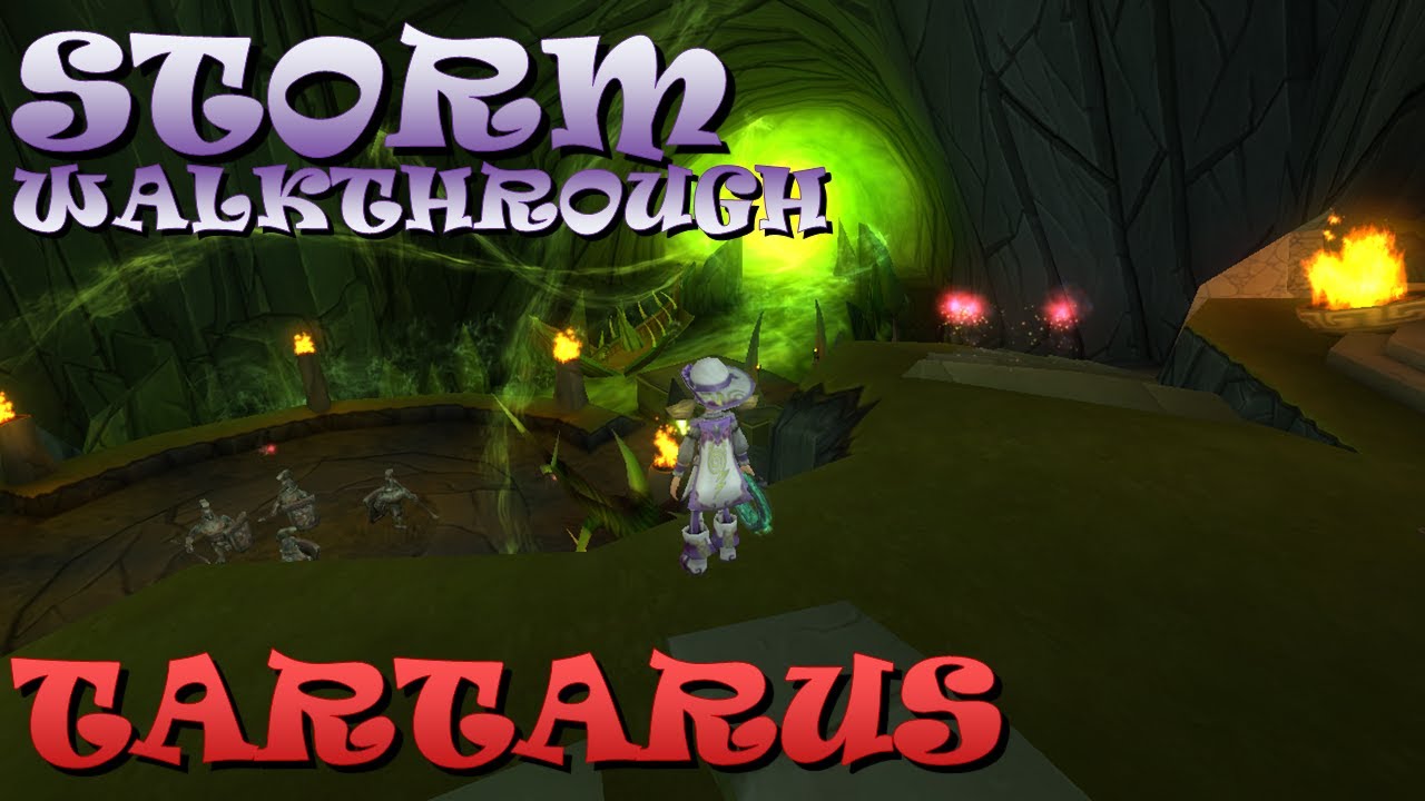 Wizard101-STORM Walkthrough (Tartarus SOLO) - YouTube