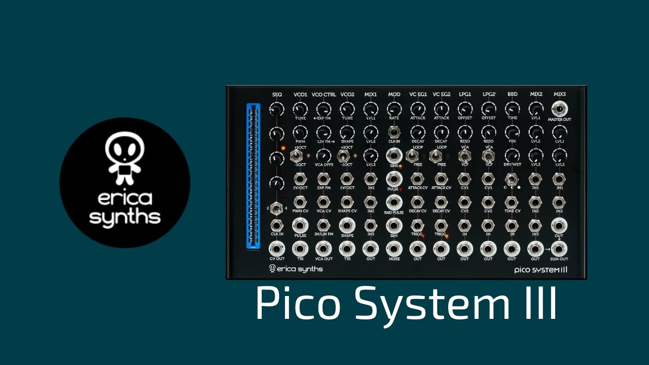 Erica Synths Pico System III - YouTube