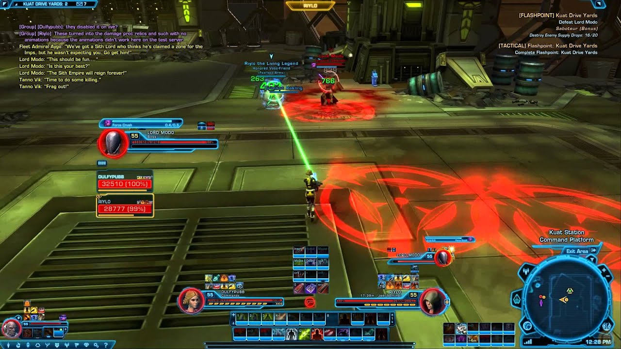 SWTOR Lord Modo - Kuat Drive Yards Flashpoint - YouTube