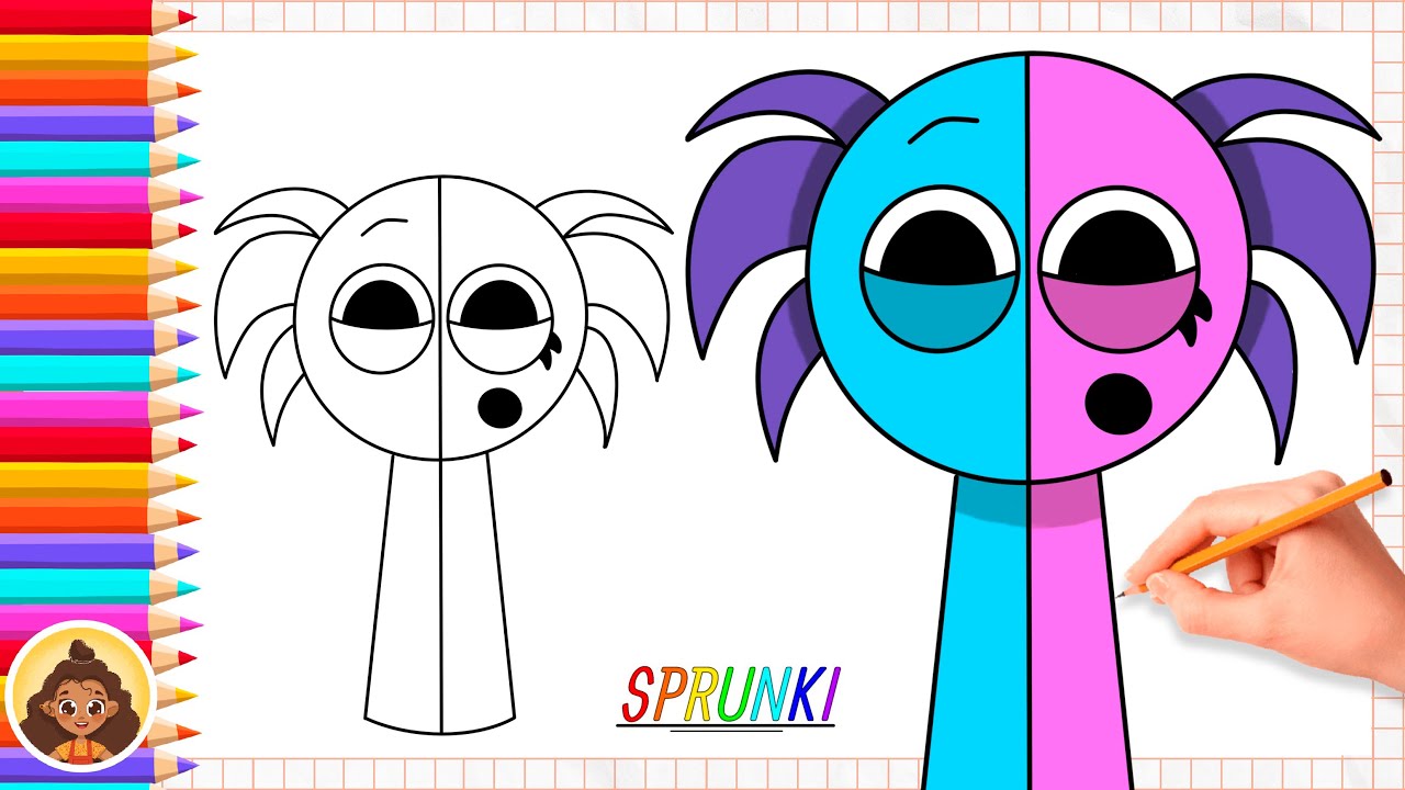 How to Draw SemiHemi OC Sprunki | from Sprunki Increedibox - YouTube