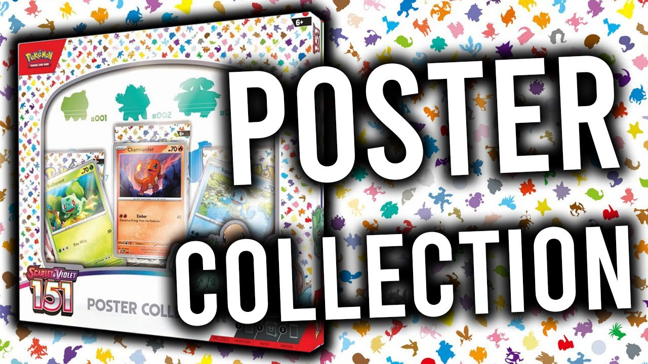 Pokemon 151 Poster Collection - UNBOXING - YouTube
