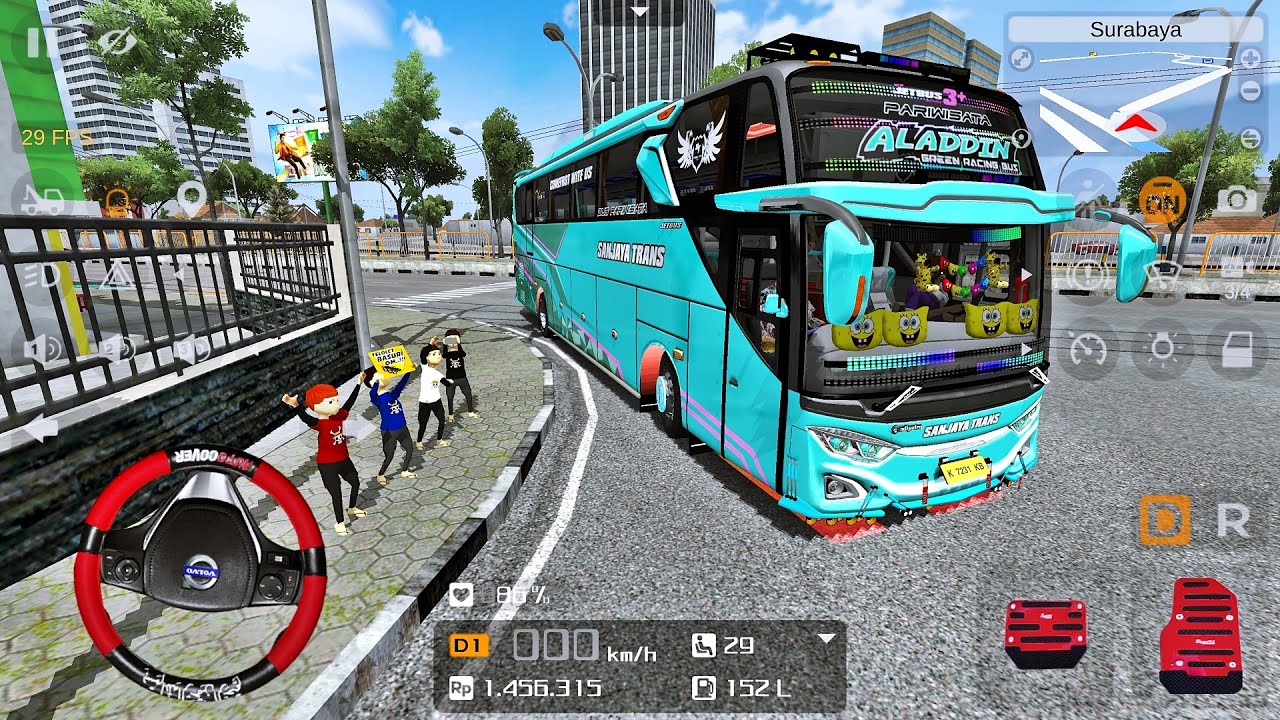 Bus Pariwisata Aladdin Sanjaya Trans Bawa Bocil Naik Kapal #bus # ...