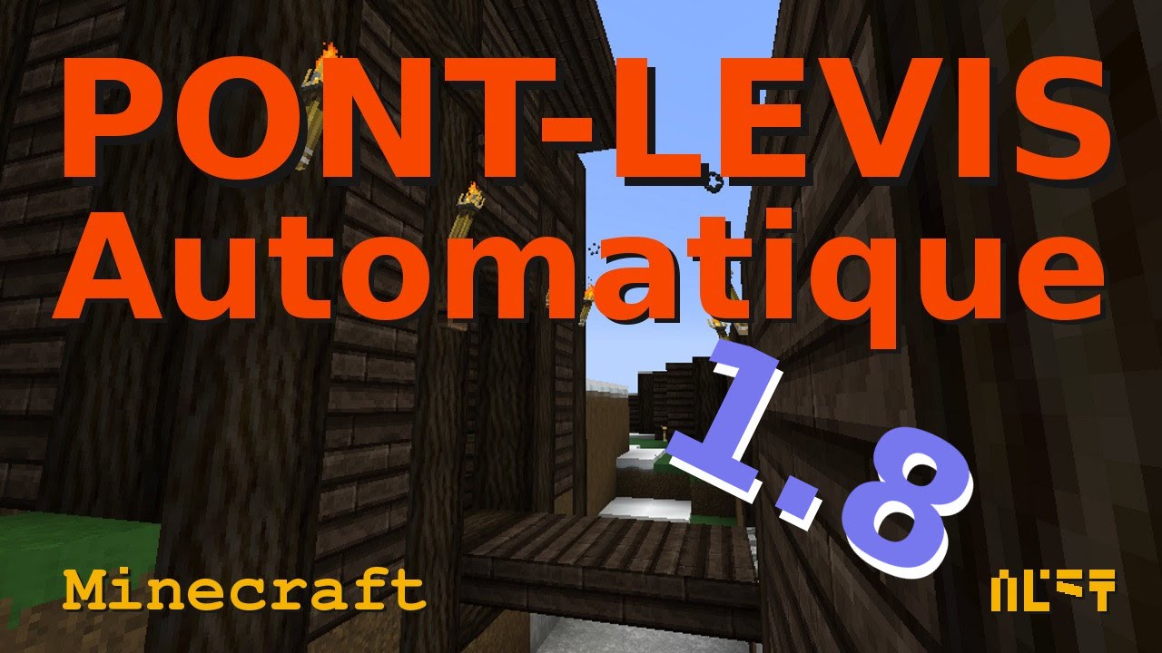 J'automatise mon pont-levis [Minecraft 1.8] - YouTube