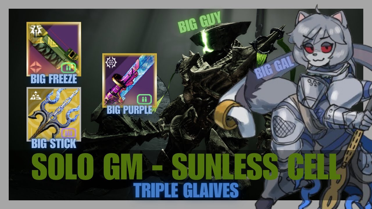 Sticking it BIG | Solo GM (Triple Glaives) The Sunless Cell | D2 - YouTube