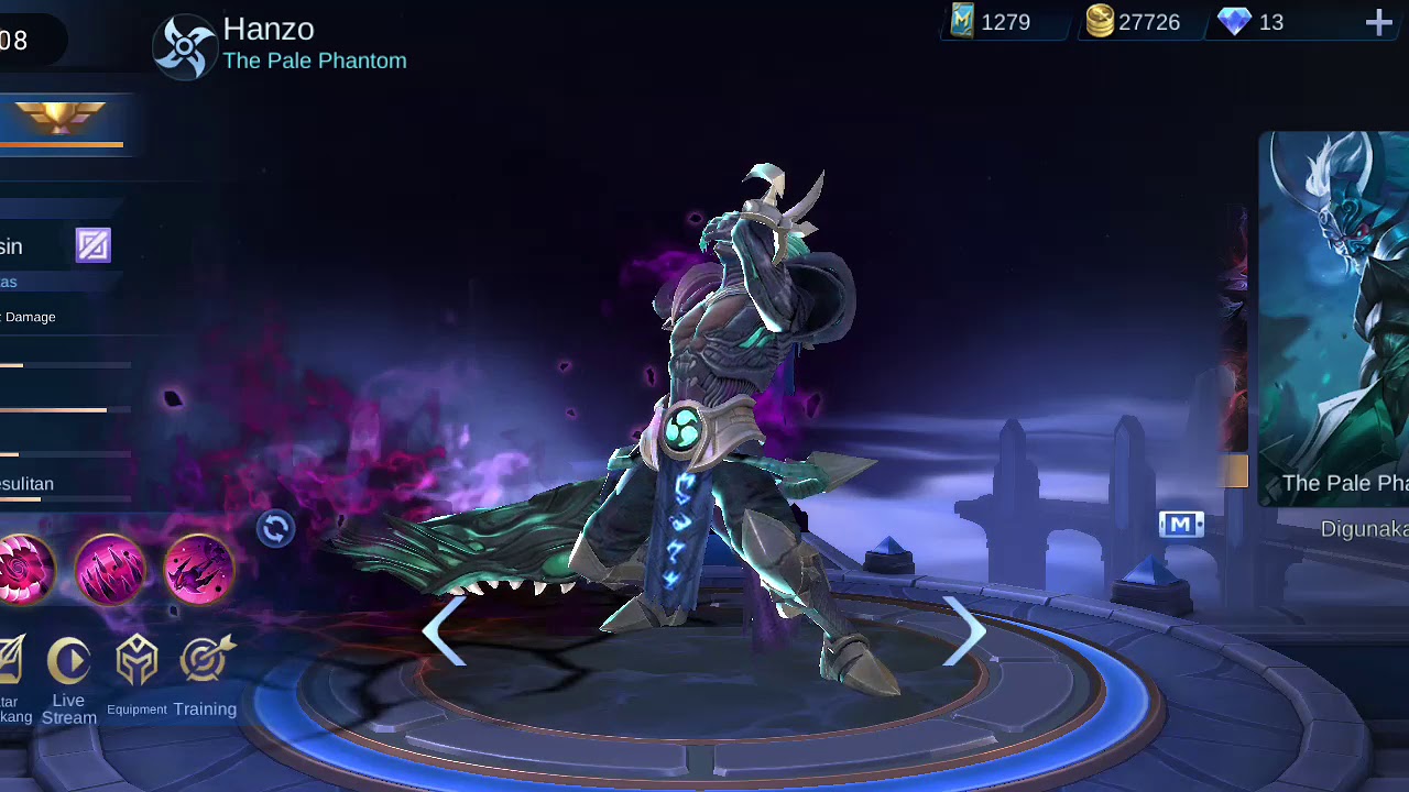 Hanzo All Skin Mobile Legend - YouTube