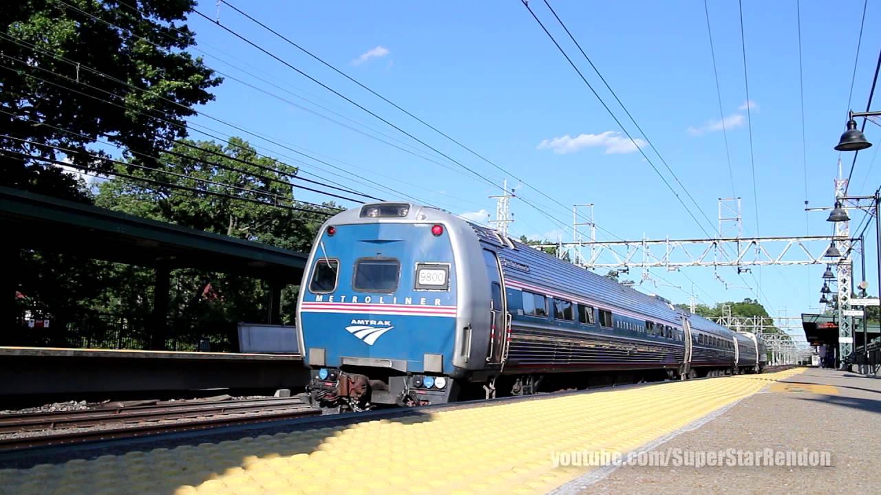 Amtrak NY Yankees Special Train on Metro-North line - YouTube