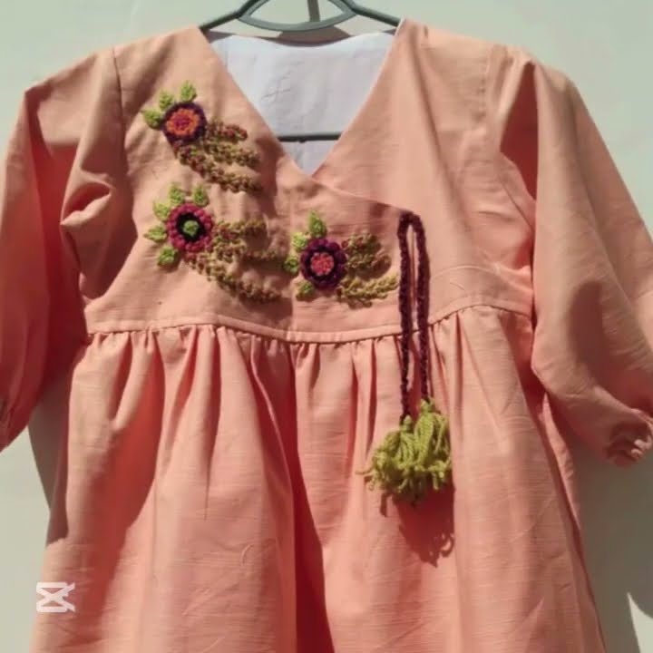 Cute Hand Embroidery frocks for baby girls|@786ZeerakfashionandGaming ...