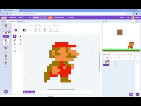 How to make mario game in scratch(PART ONE) - YouTube