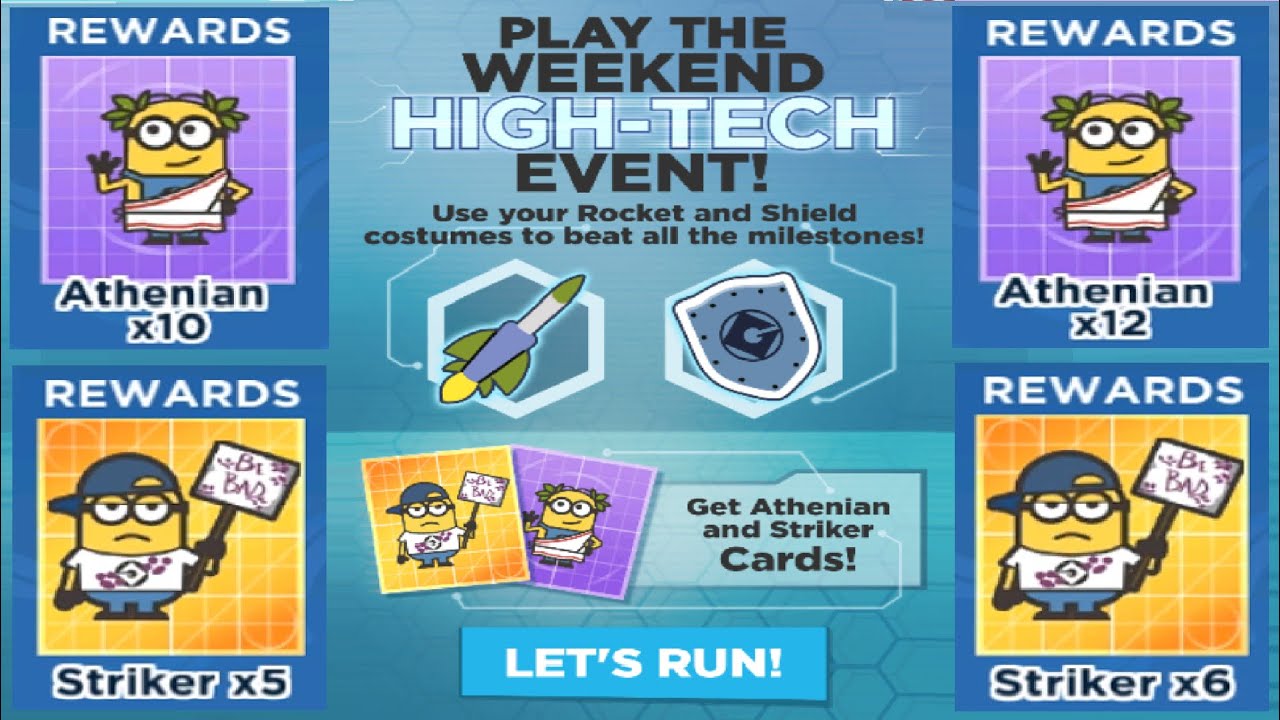 Minion Rush High-Tech EVENT - fullscreen gameplay walkthrough - iOs ...
