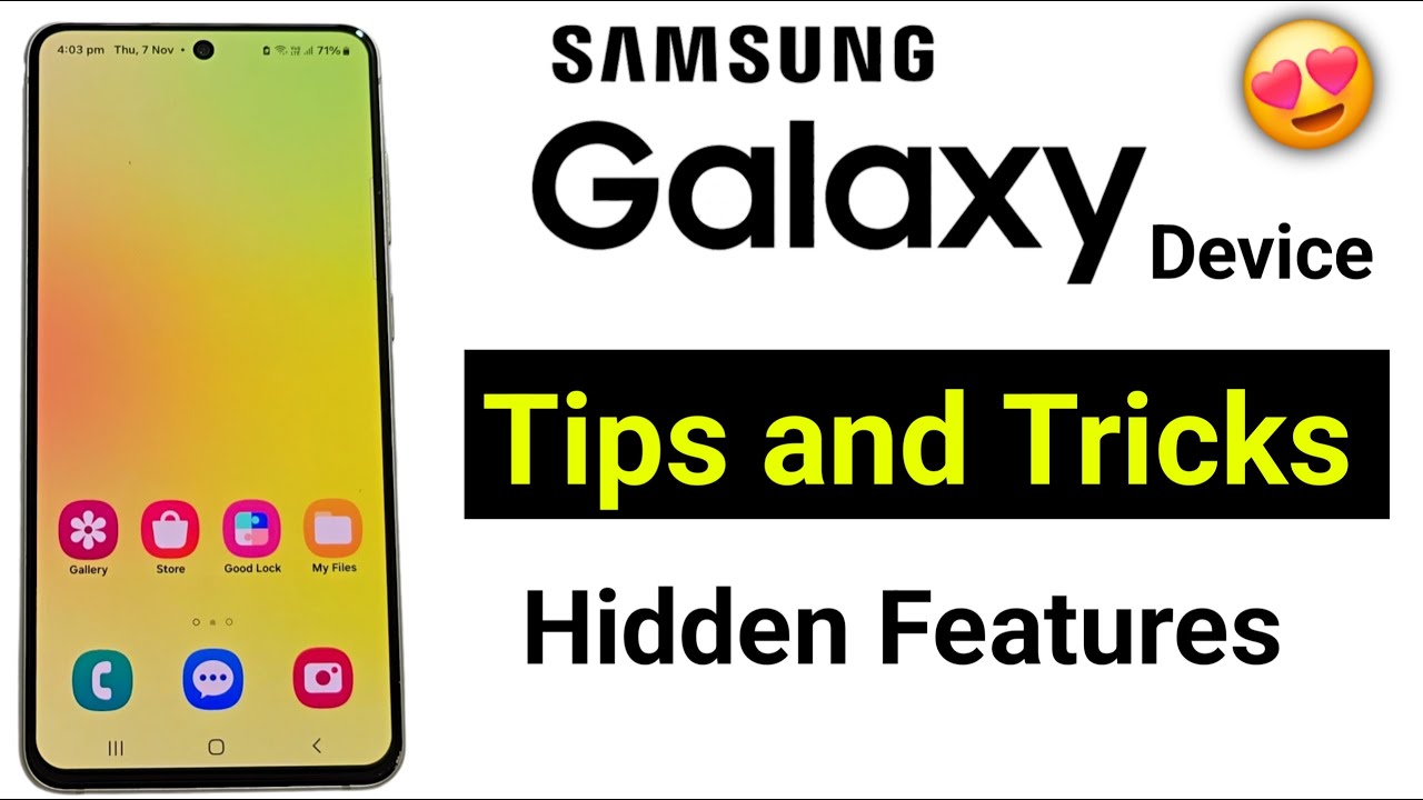 All Samsung Galaxy Device Tips, Tricks, and Hidden Features - YouTube