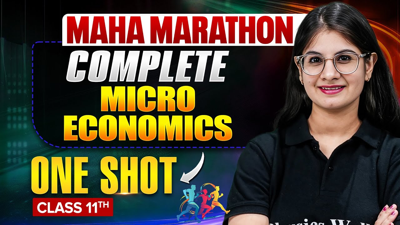 Class 11 Complete MICRO ECONOMICS Marathon ONE SHOT ⚡| Most Important ...