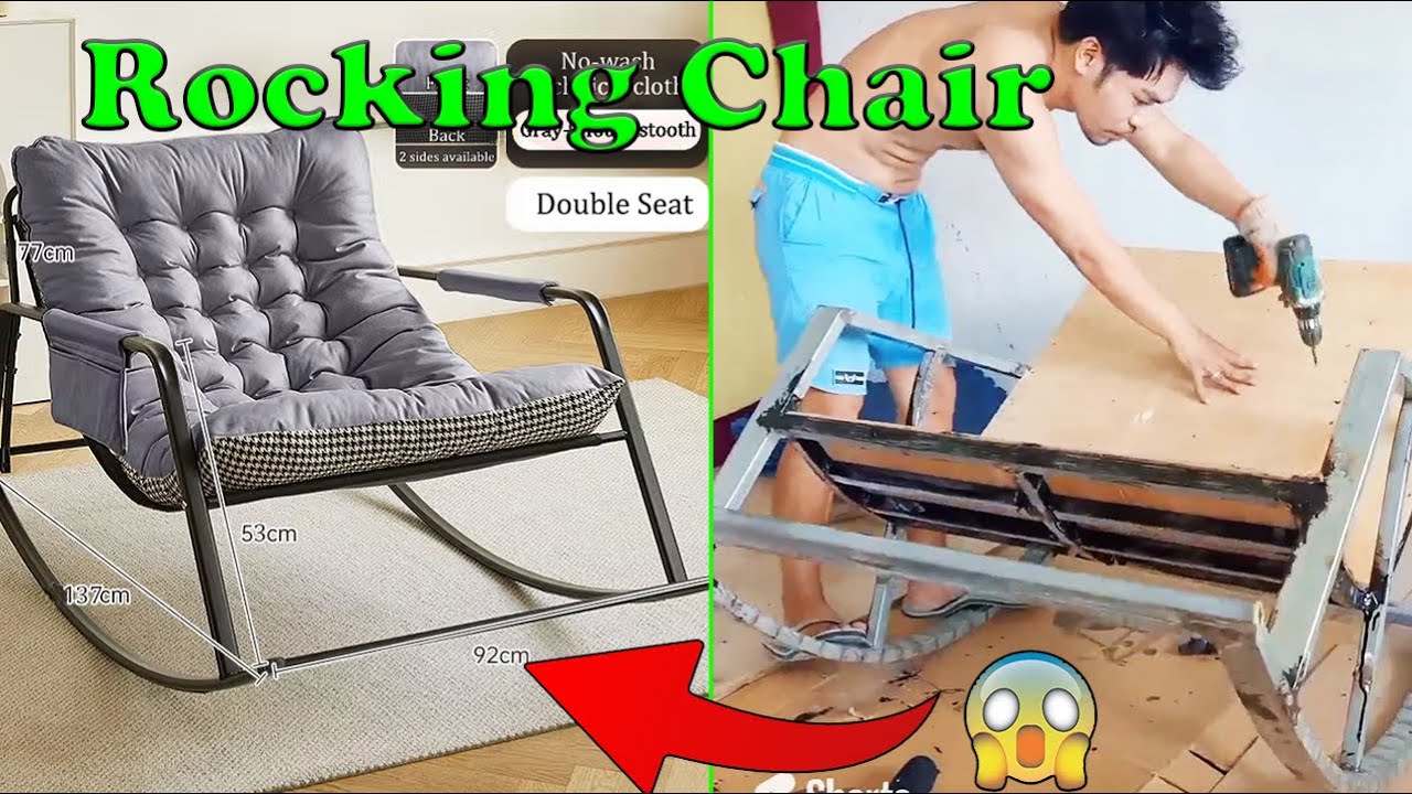 Making Rocking Chair using 1x2 tubular | step by step | DIY - YouTube