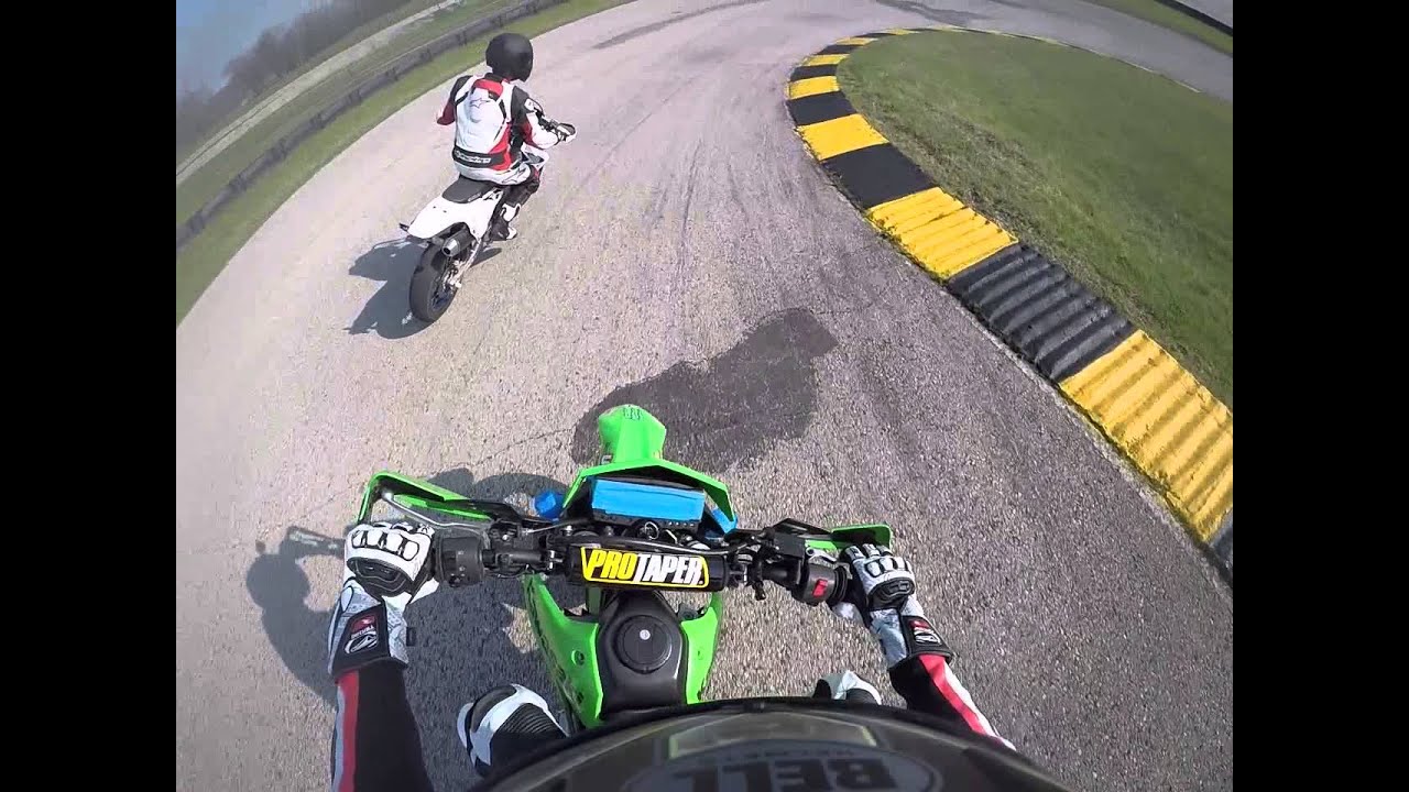 Supermoto Track Day Road America 5/6/2015 4 - YouTube