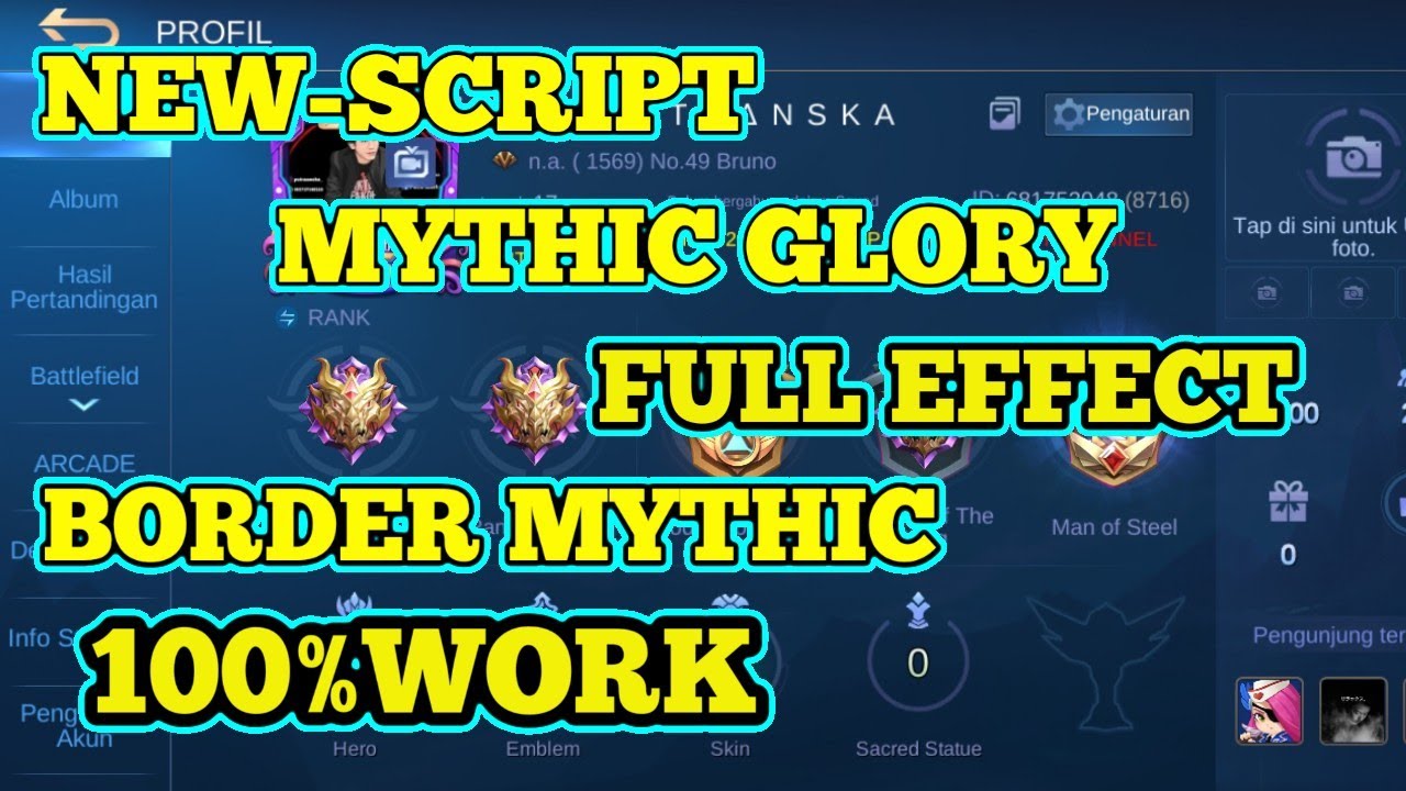 NEW!!SCRIPT MYTHIC GLORY FULL EFFECT-PACT-POPOL&KUPA - YouTube