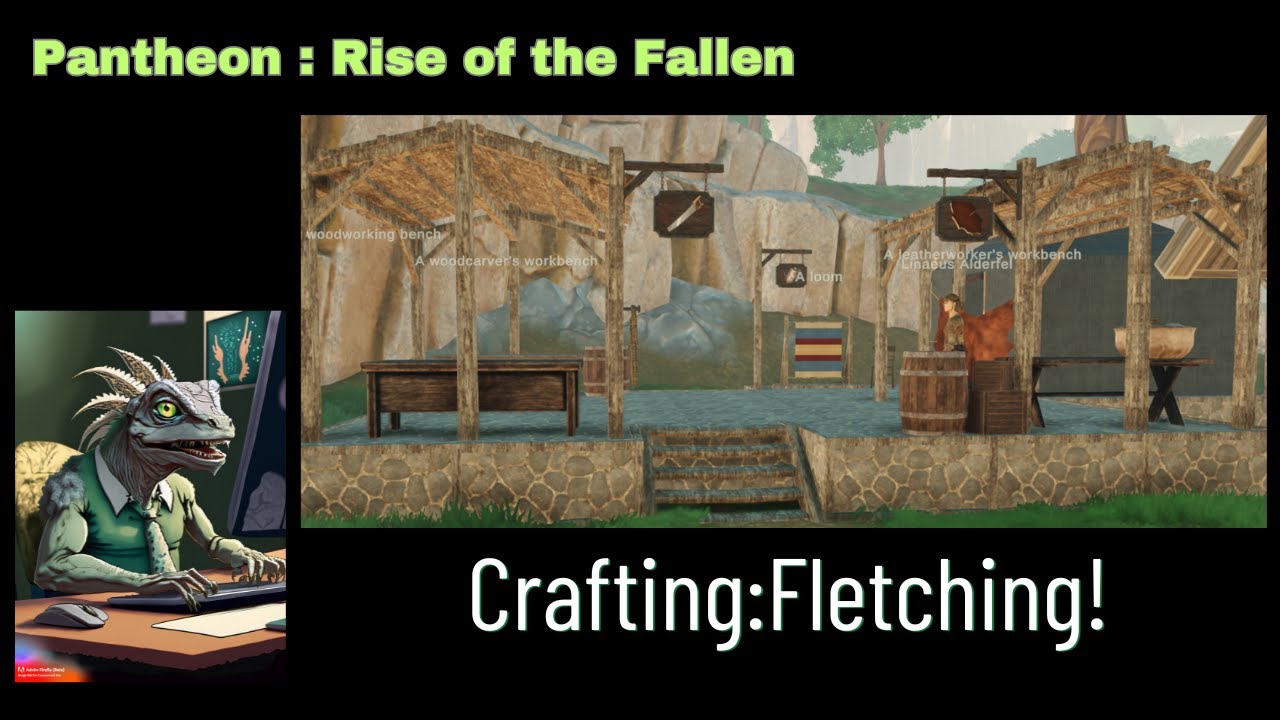 Pantheon Crafting Fletching How to make a Staff - YouTube