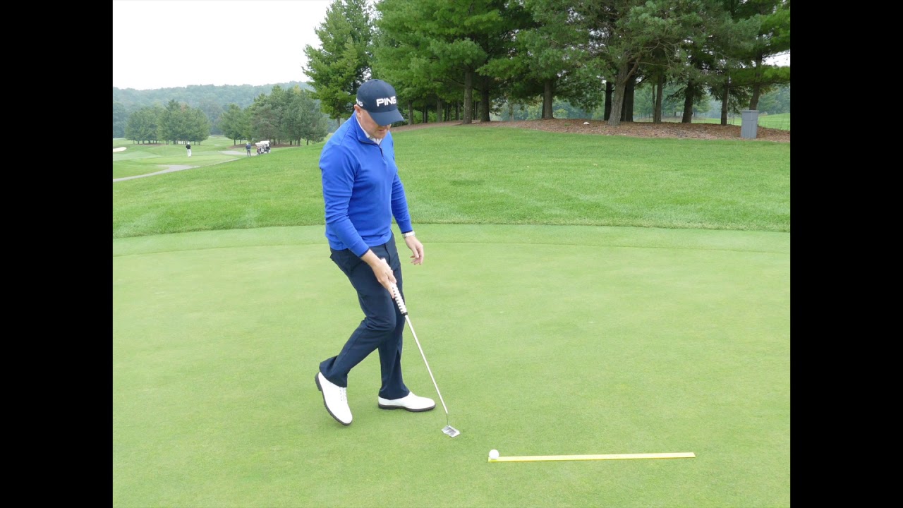 Raflewski Tour Putting Ruler - Aim - YouTube