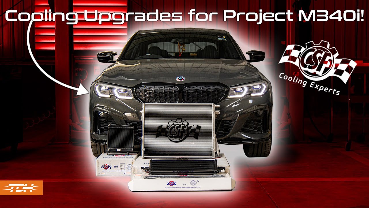 CSF Cooling Upgrades worth ₹4L done on Project M340i! 🤯 (Prepping for Stage 2 🚀) - YouTube