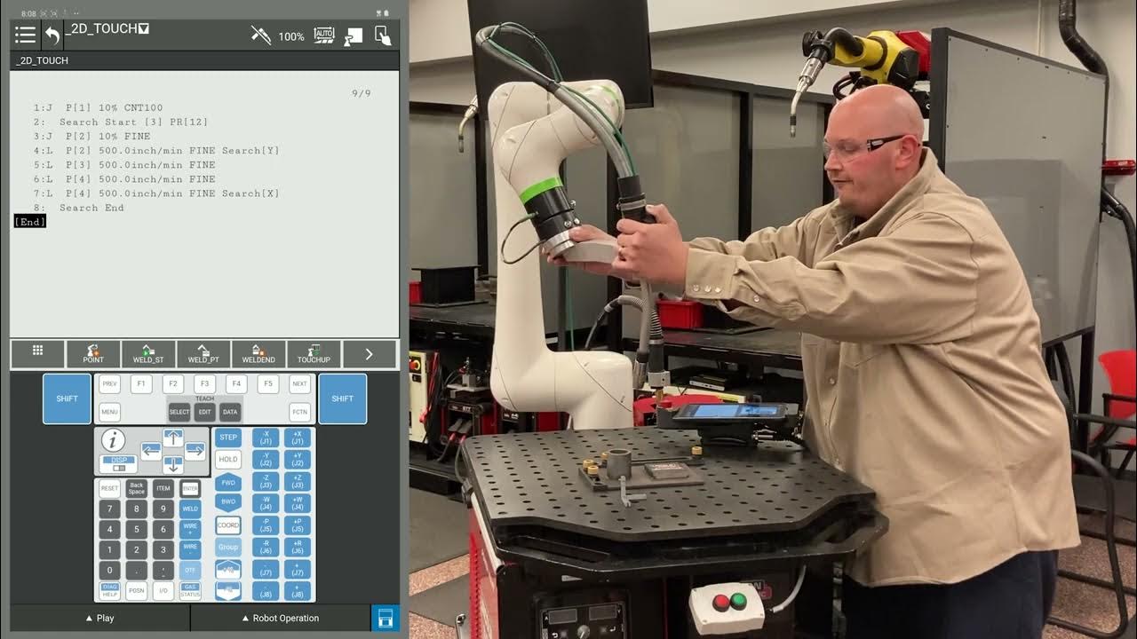 Setting Up 2D Touch Sense – Cooper™ Welding Cobot - YouTube