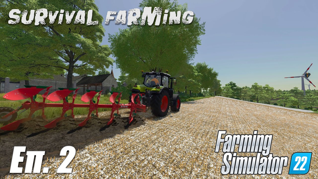Οργώνοντας για να τελειώσω το 1ο συμβόλαιο | #2 Survival Farming ...