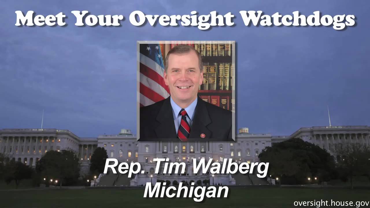 Meet Your Oversight Watchdogs: Michigan Rep. Tim Walberg - YouTube
