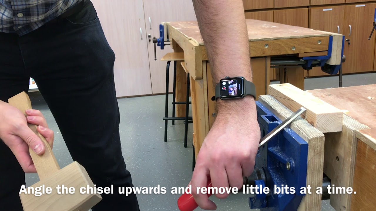 How to remove a trench in wood - YouTube