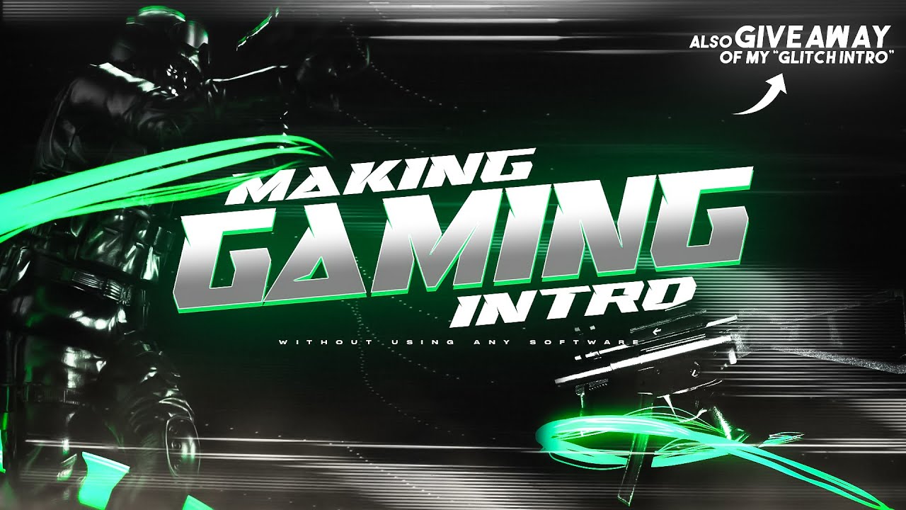 GAMING INTRO MAKING WITHOUT USING ANY SOFTWARE !! 🔥 - YouTube